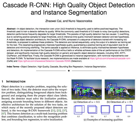 概論＆全体的な研究トレンドの概観④（cascade r cnn、cbnet）｜物体検出 object