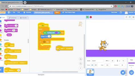 scratch platformer game tutorial part 1 youtube
