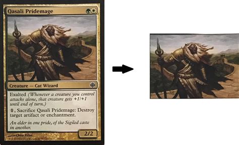 python extract artwork from table game card image with opencv stack