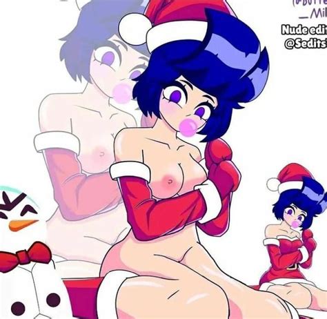 Rule 34 Bibi Brawl Stars Blue Hair Brawl Stars Breasts Christmas