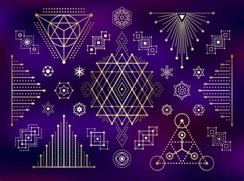 Sacred Geometry Triangle Illustrations Royalty Free Vector Graphics