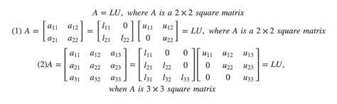 lu factorization of a matrix slidesharedocs