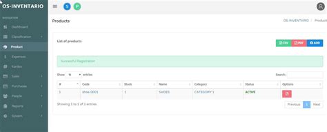 php inventory management system by oswscript codester