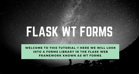 flask wt forms askpython