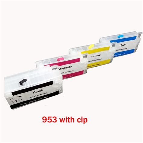 Vilaxh Free Shipping 953 953xl Empty Refillable Cartridge For Hp 953