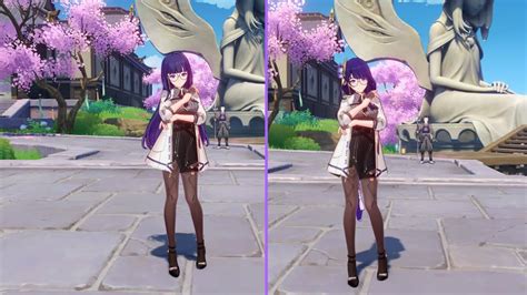 Hi3rd Dr Mei Raiden Shogun In Dr Meis Outfit And Elf Elysia Genshin