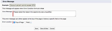 salesforce validation rule naming convention salesforce