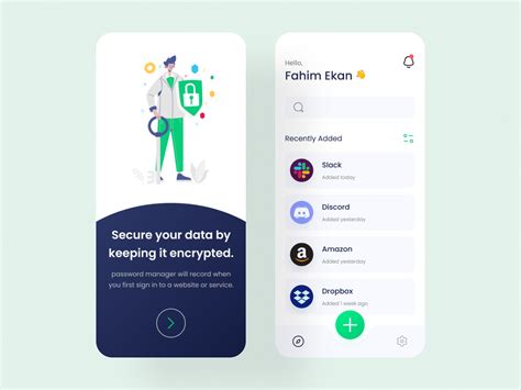 Password Manager App Ui By Fahim Ekan On Dribbble