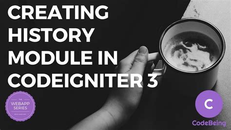creating history module using codeigniter 3 tutorial 06
