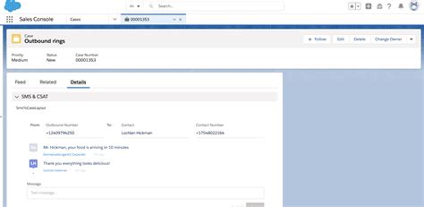 salesforce sms component knowledge base