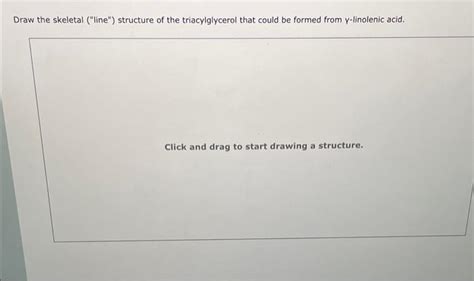 Solved Draw The Skeletal Line Structure Of The