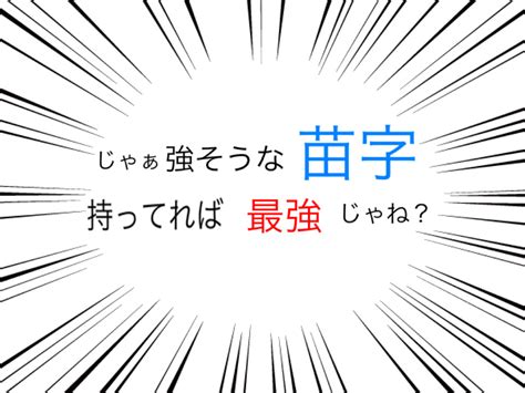最強にカッコいい苗字を考えてマジであるか調べる[検証] リョヲの日記
