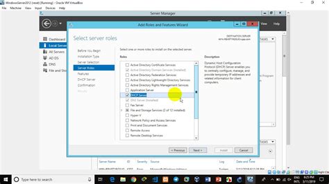 how to install and configure dhcp server on windows server