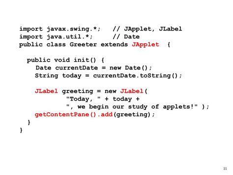 ppt introduction to java applet programs powerpoint presentation