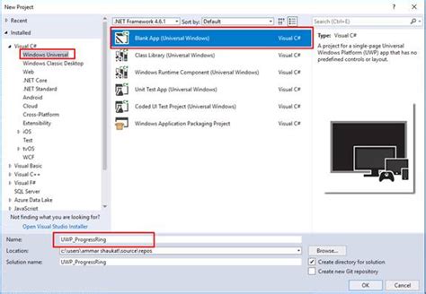 using xaml progress ring in uwp