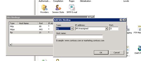 iis 7 5 ftp with ftps ssl server fault
