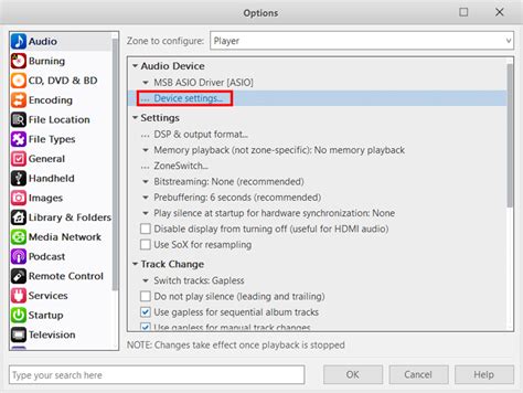 msb technology usb input setup jriver step 2 msb technology