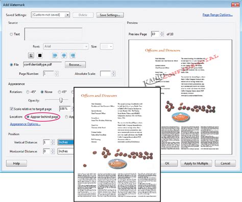 add watermarks to pdfs in adobe acrobat dc