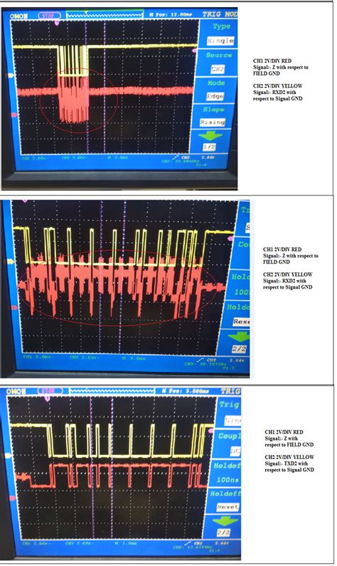 noise rs485 waveform while receiving data electrical engineering