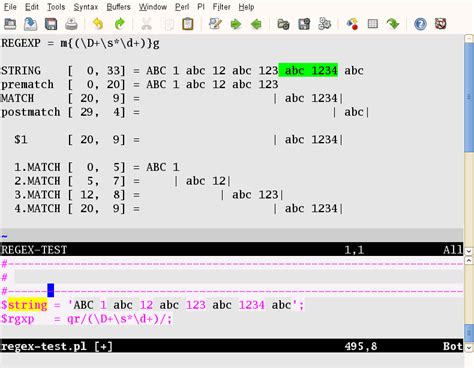 vim plug in perl support vim perl ide screen shots
