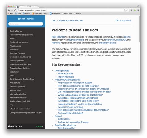 sphinx themes — write the docs