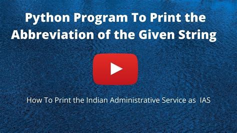 let s learn coding with me how to display an abbreviation of the