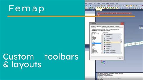 custom toolbars and layouts in femap youtube