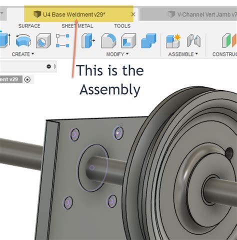 solved using project command in assembly to add features to piece part
