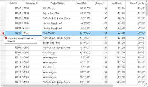 datavalidation in sfdatagrid syncfusion