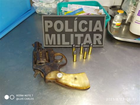 Polícia Militar Prende Indivíduo Por Porte Ilegal De Arma De Fogo
