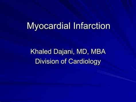 Acutbbbbbhjjje Myocardial Infarction Ppt
