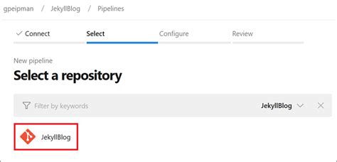 azure devops build pipeline for jekyll