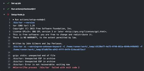downloading from failing · issue 77 · actions setup node