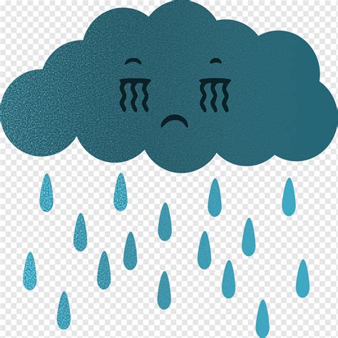 Nuvem Chuva Triste Desenho Animado Png Pngwing