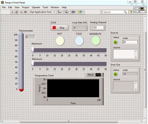 temperature control using arduino and labview with images