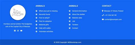 25 responsive bootstrap footers examples various