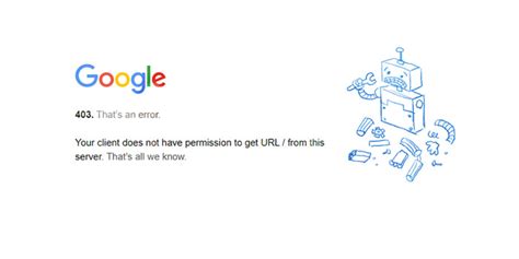 ۴ روش حل ارور your client does not have permission to get url گوگل کارینت