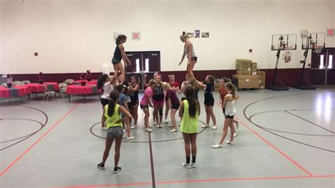 Swedish Falls Pyramid Cheerleading Pyramids Cheer Stunts Cheer Gear
