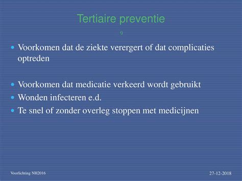 Preventie En Gezondheidsbevordering Ppt Download