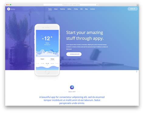 top 107 free bootstrap landing page templates 2021 colorlib
