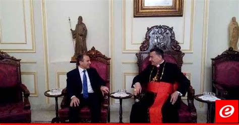 وصول جبران باسيل الى بكركي للقاء البطريرك بشارة الراعي