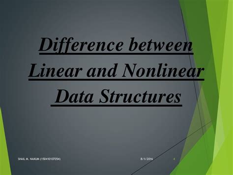 types data structures linear and non linear