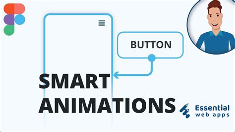 smart animate figma tutorial smart animation in figma button animation