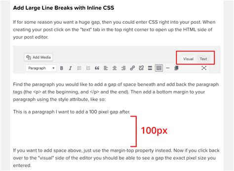 create a wordpress line break br shortcode wpexplorer