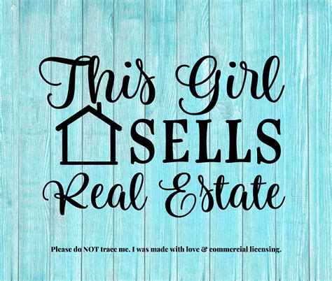 This Girl Sells Real Estate Svg Realtor Svg Real Estate Etsy