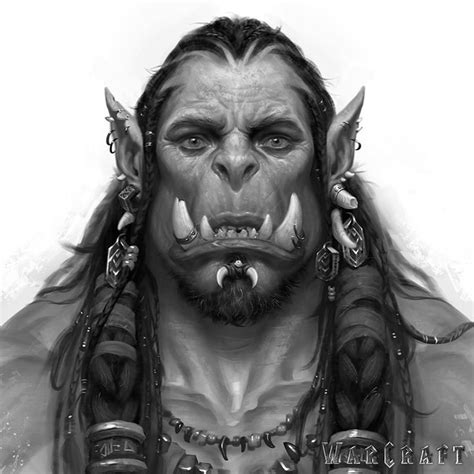The Art Of Warcraft Film Durotan Wei Wang On Artstation At