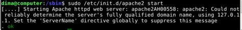 how to start stop and restart apache2 service daemon in devuan linux