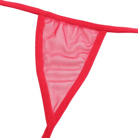 Sexy Womens Mesh See Through Tiny Bikini Sets Swimsuit Bra Top Briefs