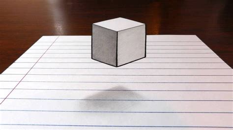 How To Draw An Anamorphic Cube Optical Illusion Gamba