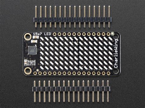 adafruit 15x7 charlieplex led matrix display featherwings id 2965 0